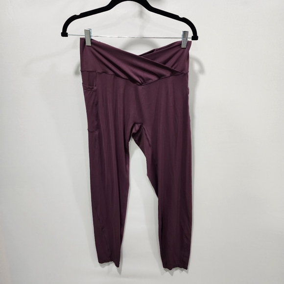 HALARA | Pants & Jumpsuits | Halara Softlyzero Crossover Pocket Plain ...